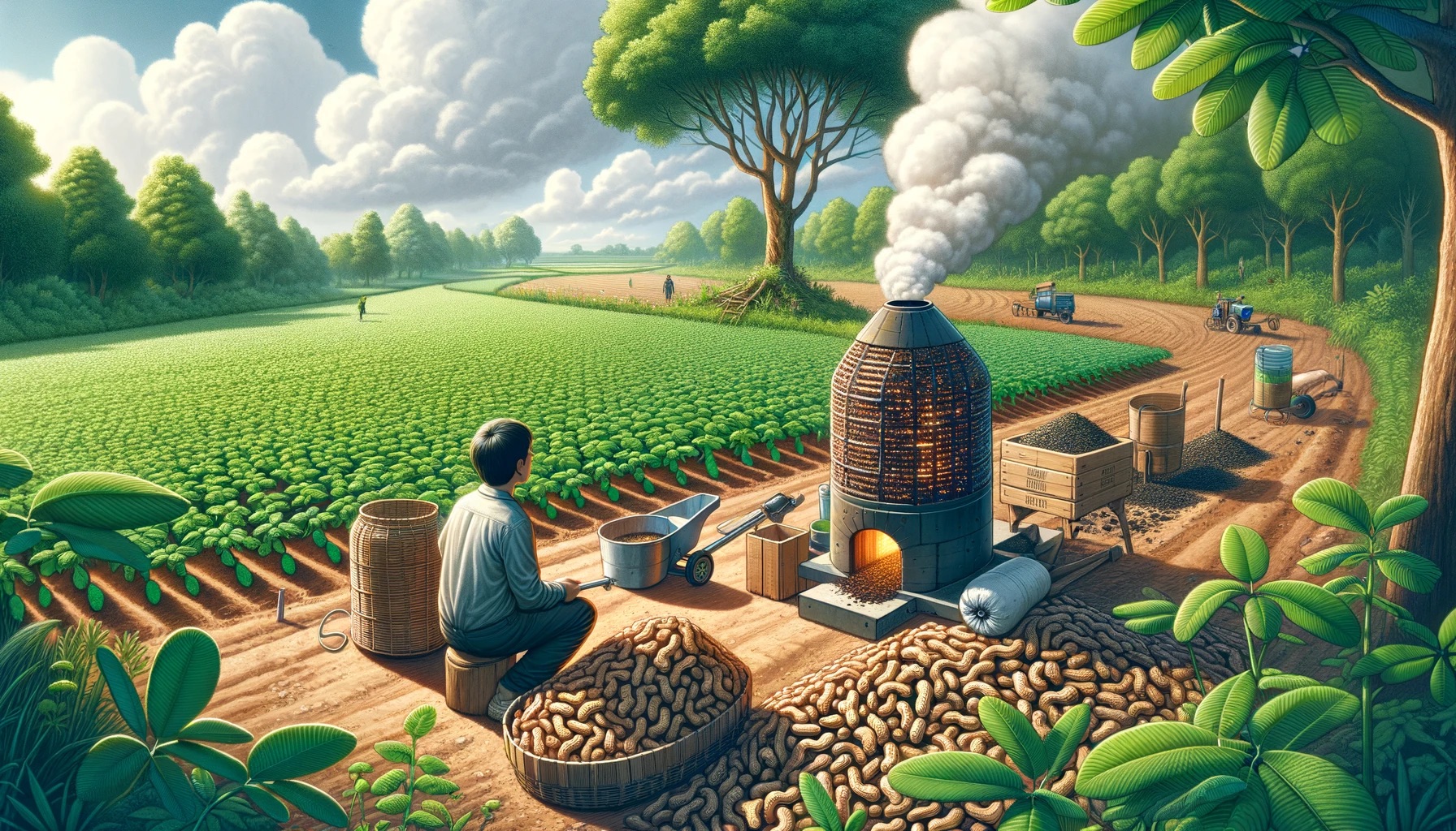 Harnessing Peanut Shells for Sustainable Biochar Production – Biochar Today