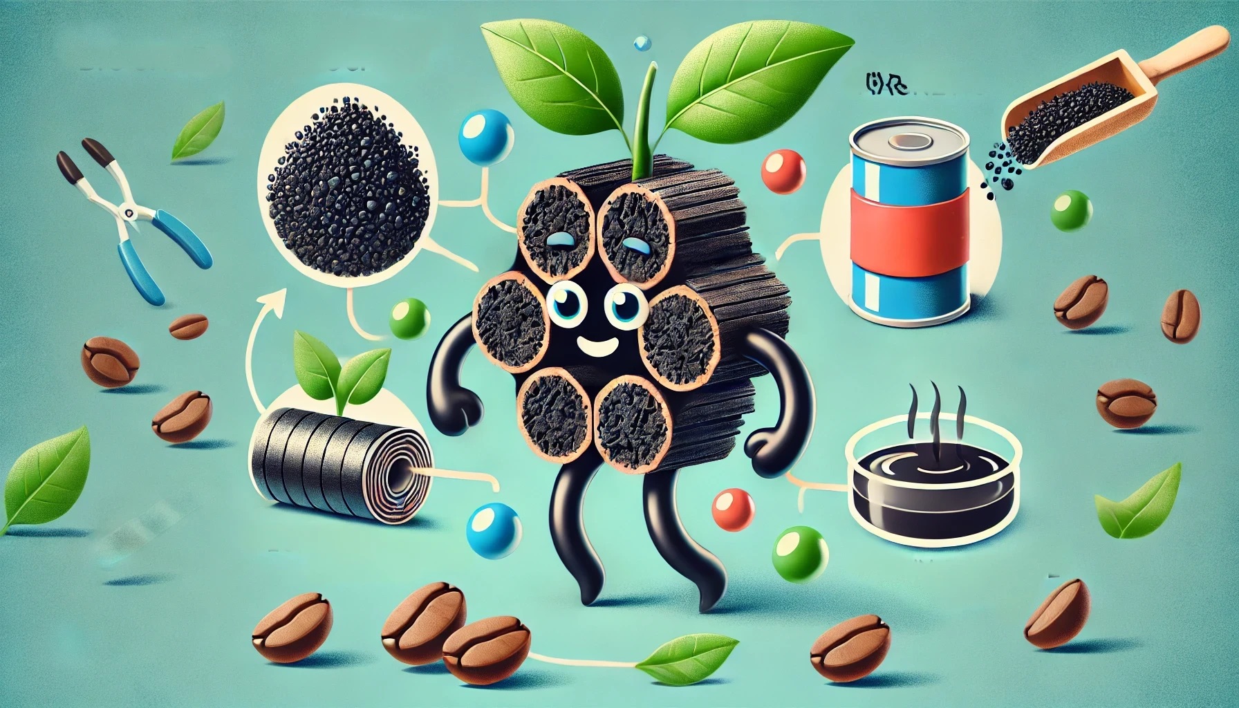 Magnetic Biochar from Spent Coffee Grounds as Filler in Bioplastic ...