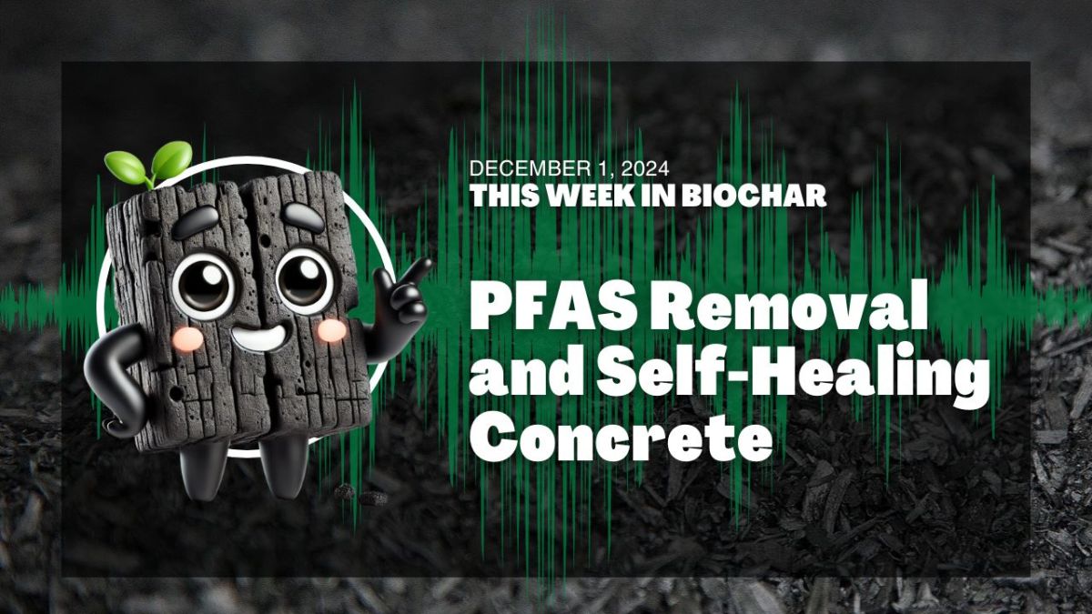 PFAS Removal and Self-Healing Concrete (12.01.2024) – Biochar Today