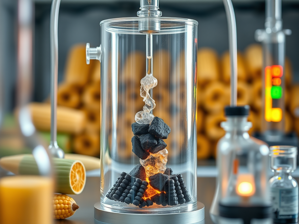 Transforming CO and CO2 into Fuels with Biochar Catalysts