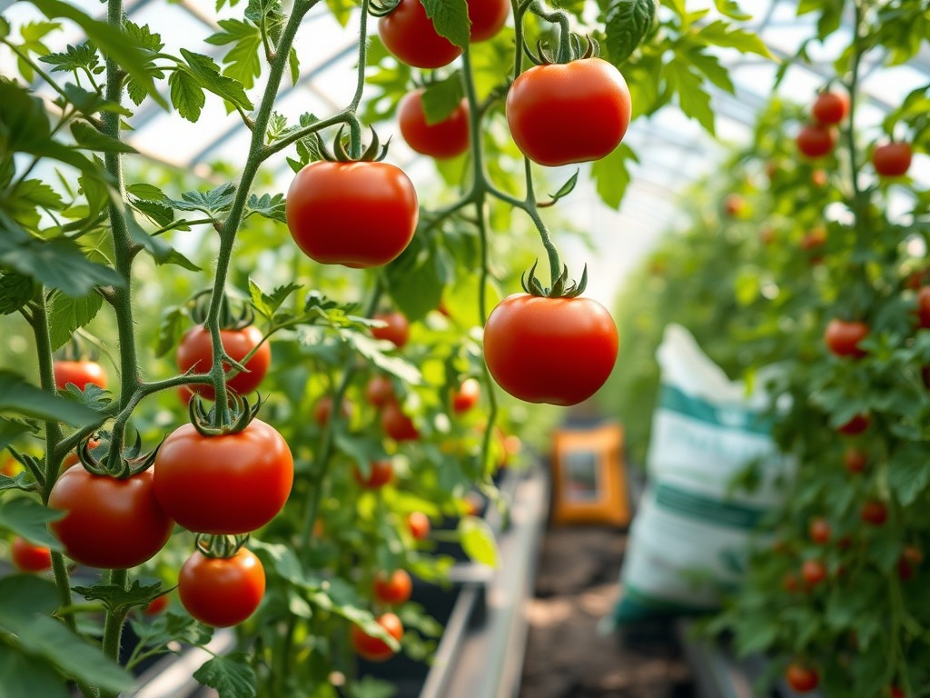 Optimize Greenhouse Tomato Yield: Biochar & Biogas Strategy